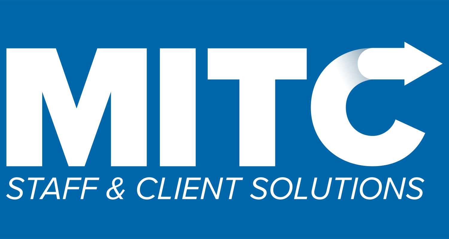 MITC Logo w. Tagline_Blue bgd - MITC Software