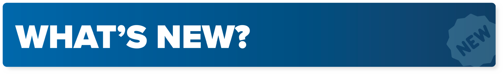 What's New Banner - MITC Software